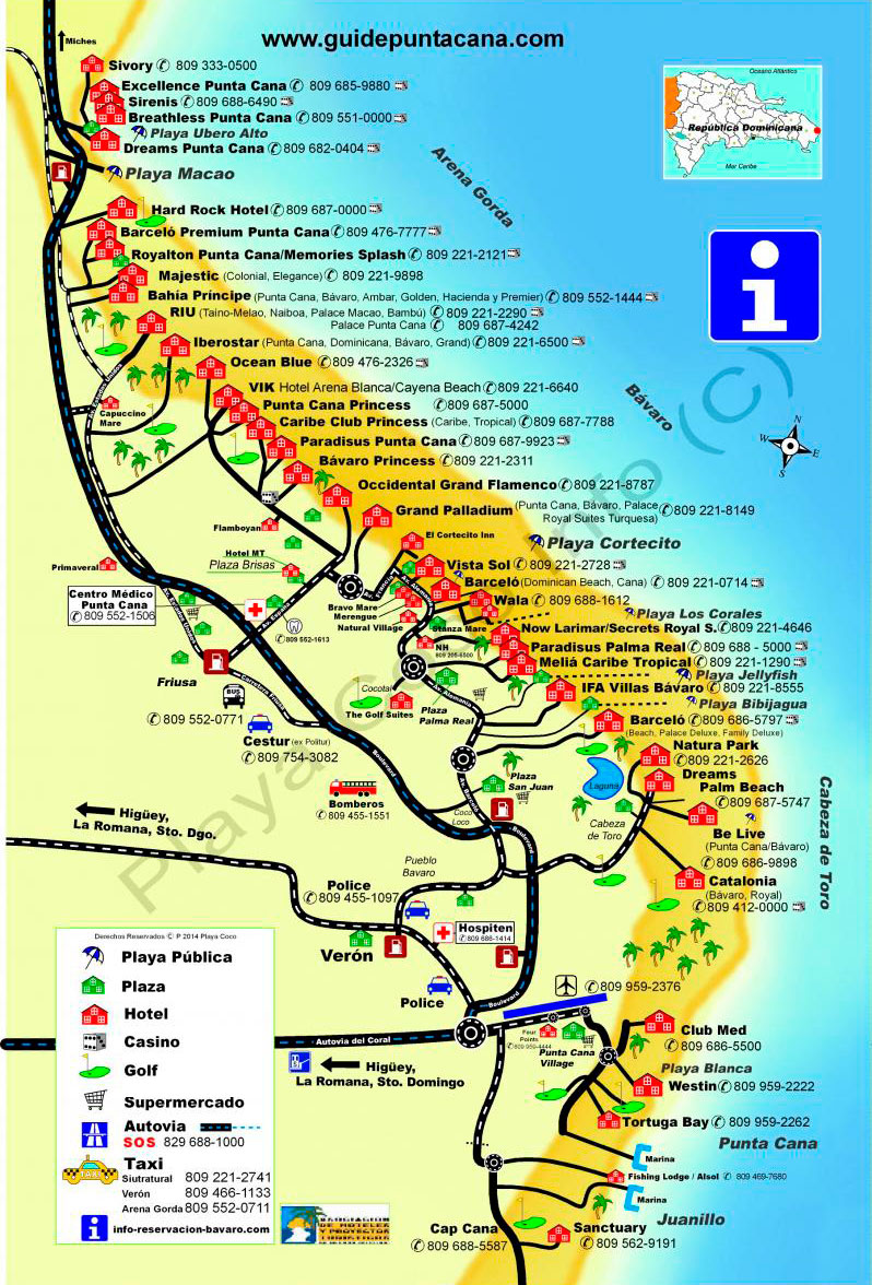 mapa-turistica-de-punta-cana - SAONA TOURS Excursiones en Punta Cana y ... mapa-turistica-de-punta-cana - SAONA TOURS Excursiones en Punta Cana y ...
